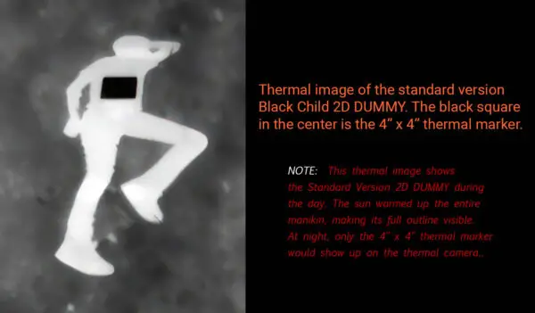 Black child – 2D-Dummies